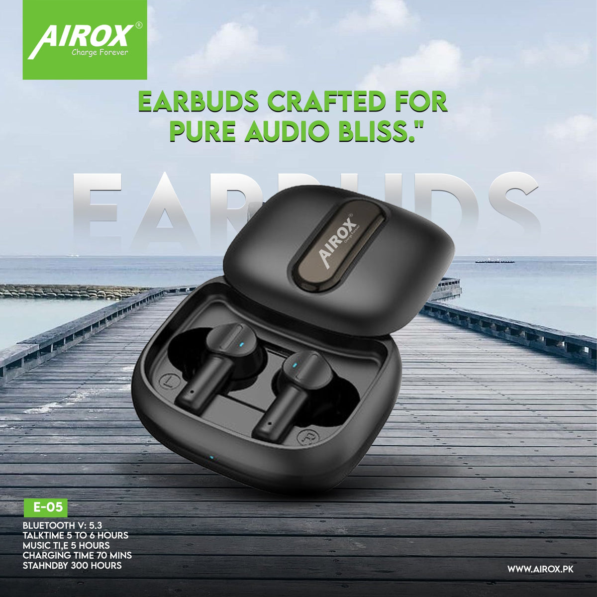 E5 Sliding Earbuds – Airox.pk